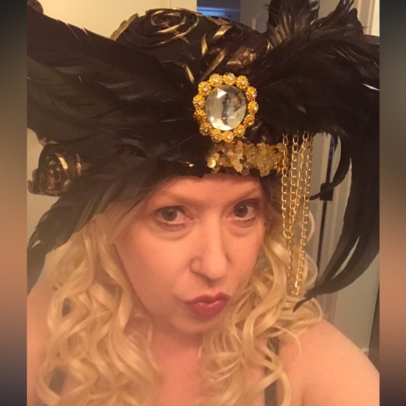 Accessories | Original Custom Made Headpiece Fascinator In Black And ...